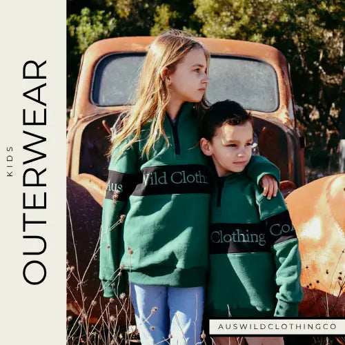 A Collection of Outerwear - Kids by Aus Wild Clothing Co