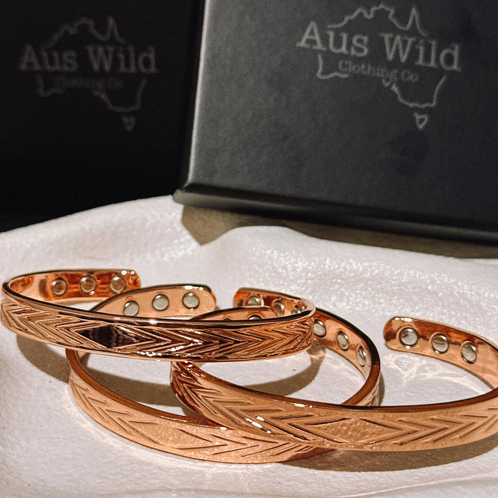 The Angelic Copper Cuff Bracelet by Aus Wild Clothing Co